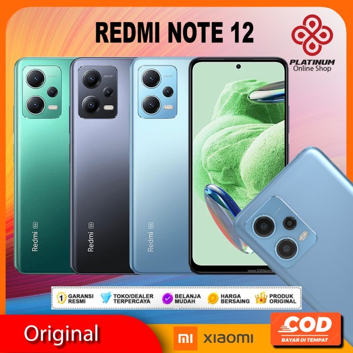 Jual XIAOMI REDMI NOTE 12 6/128GB (Ice Blue) | Shopee Indonesia