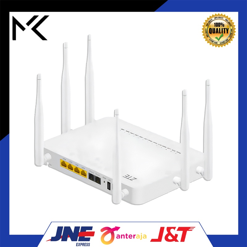 Jual Modem ZTE F670 GPON 2,4G Dan 5G Tanpa Adaptor | Shopee Indonesia