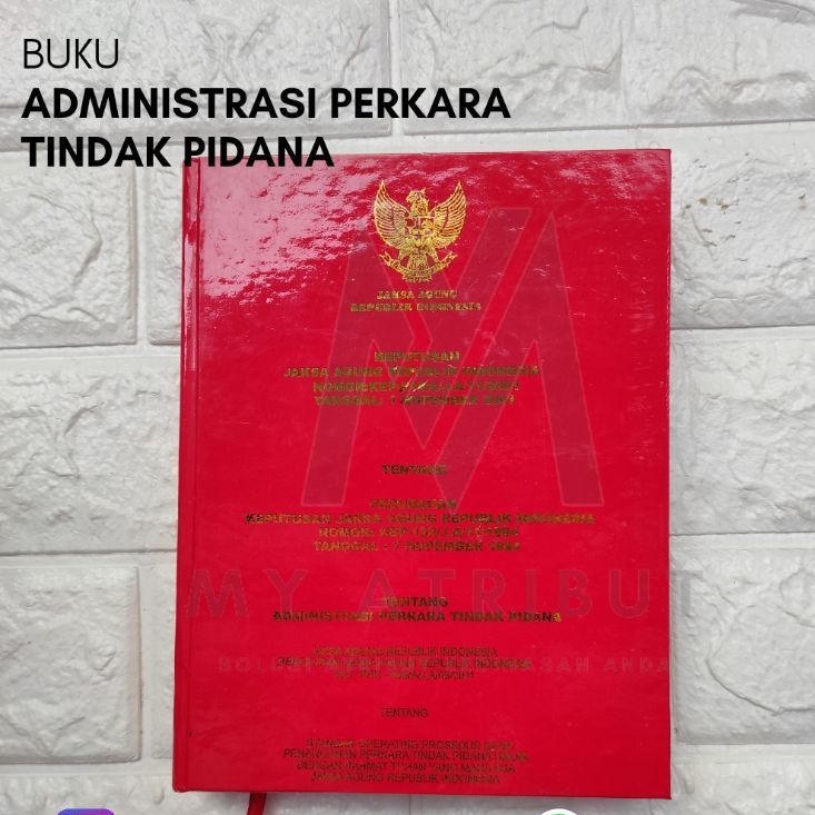 Jual BUKU PIDUM ADMINISTRASI PERKARA Kep518 | Buku Kejaksaan | Shopee ...