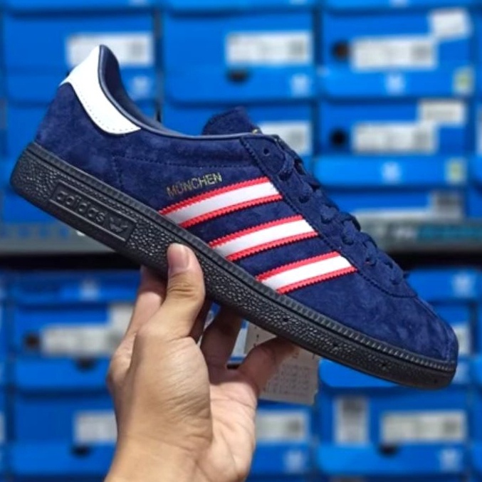 Jual Bisa Cod Adidas Munchen Navy Edge - Adidas Munchen Edge Deep Blue ...