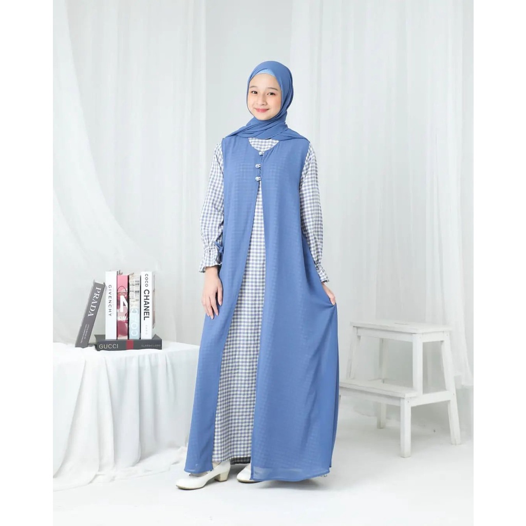 Jual Femes Jasmine Dress Gamis Muslim Anak Perempuan Matt Katun Mix ...