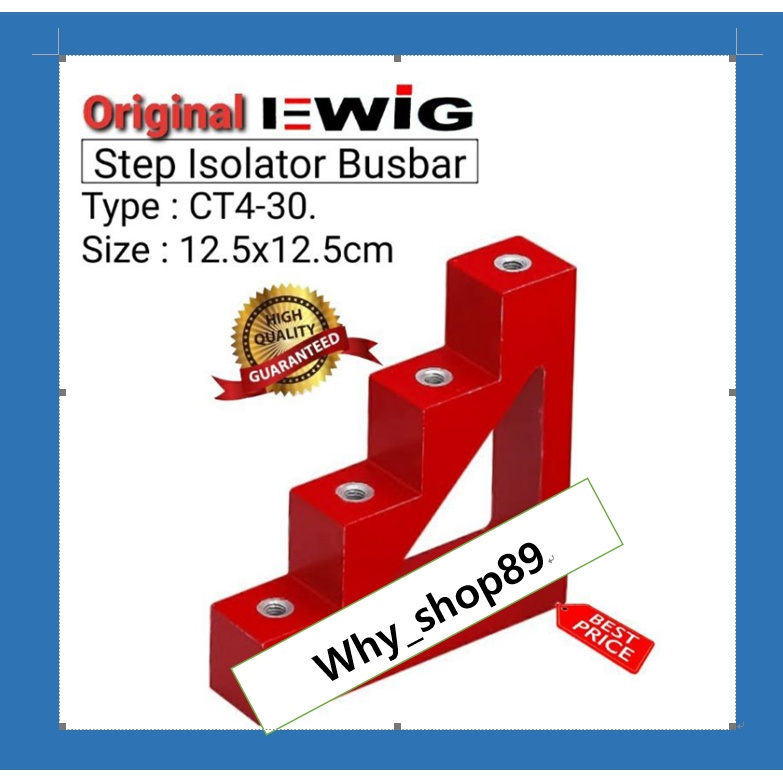 Jual Step Isolator Busbar Support EWIG CT4-30. | Shopee Indonesia