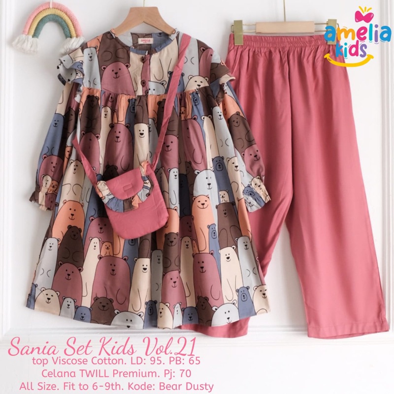 Jual SANIA SET KIDS SETELAN ANAK REMAJA ABG LUCU | Shopee Indonesia