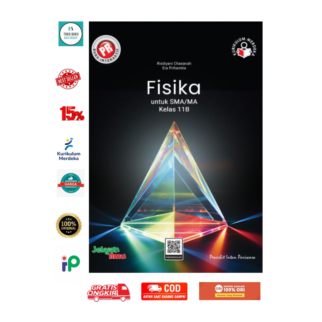 Jual Buku PR/LKS interaktif FISIKA SMA Kelas 11 Semester 2 Kurikulum Merdeka Tahun 2024 | Shopee ...