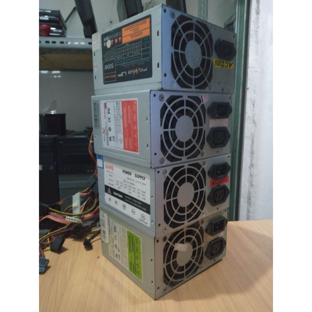 Jual power supply PSU pc komputer standard 24 pin power sata 380w 400w ...