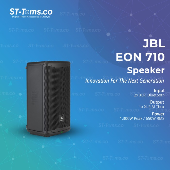 Jual JBL EON710 EON 710 Powered PA Active Speaker 10" with Bluetooth ...