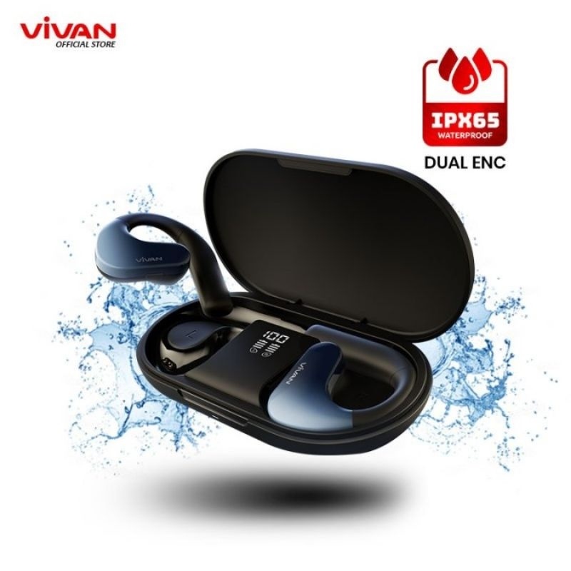 Jual [ANT] Vivan Sport X OWS Open Ear ENC TWS Earphone Wireless Headset ...