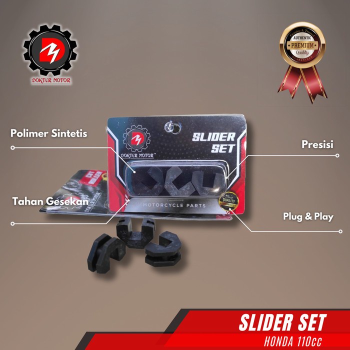 Jual DOKTER MOTOR PIECE SLIDE SLIDER SET HONDA 110cc (KZL, KVB, KOJ ...