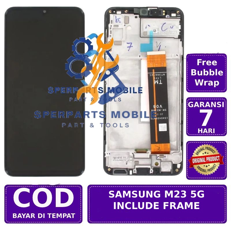 Jual LCD Samsung M23 5G INCLUDE FRAME ORIGINAL 100% Fullset Touchscreen ...