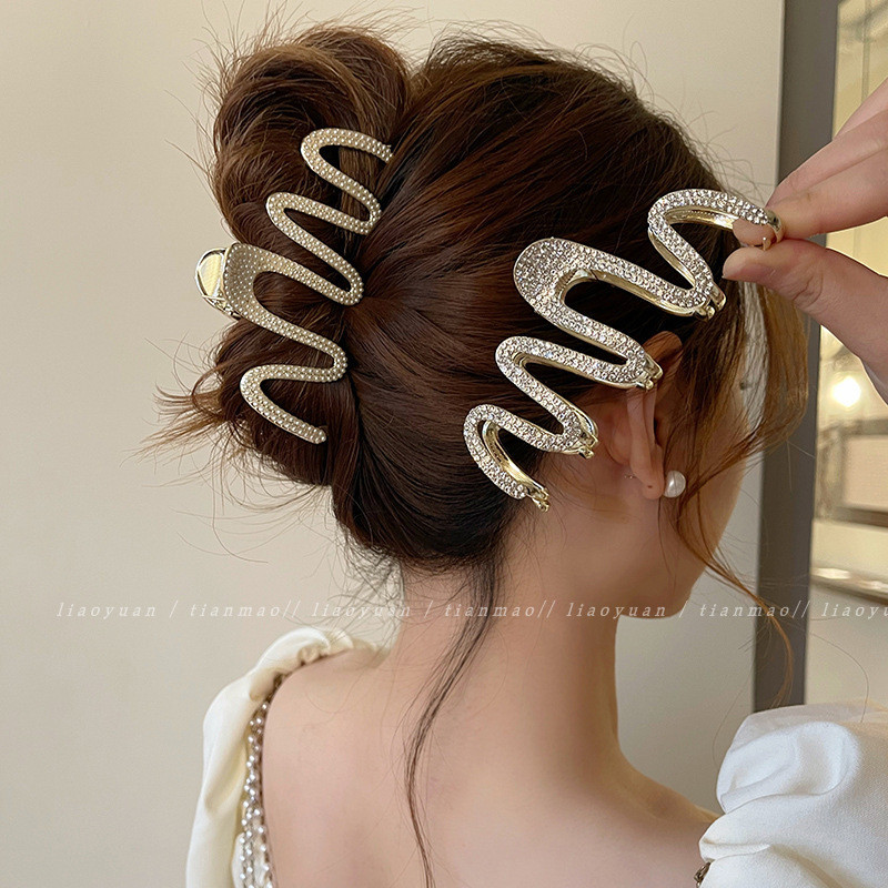 Jual MCC h6355 Jepit Rambut Jedai Besar Keriting Korea Besi Plastik ...