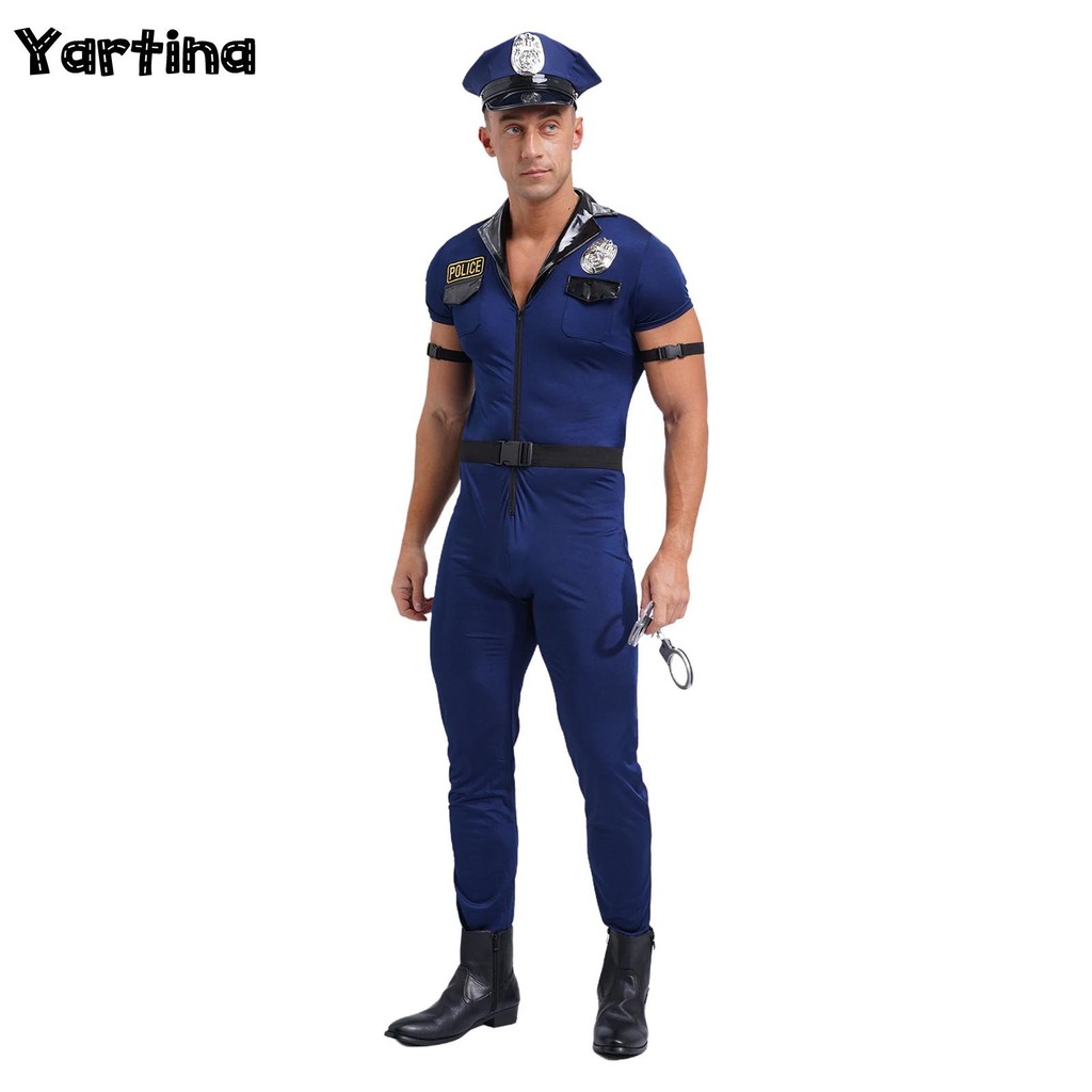 Jual Mens Dirty Cop Officer Drillmaster Policemen Uniforms Police ...