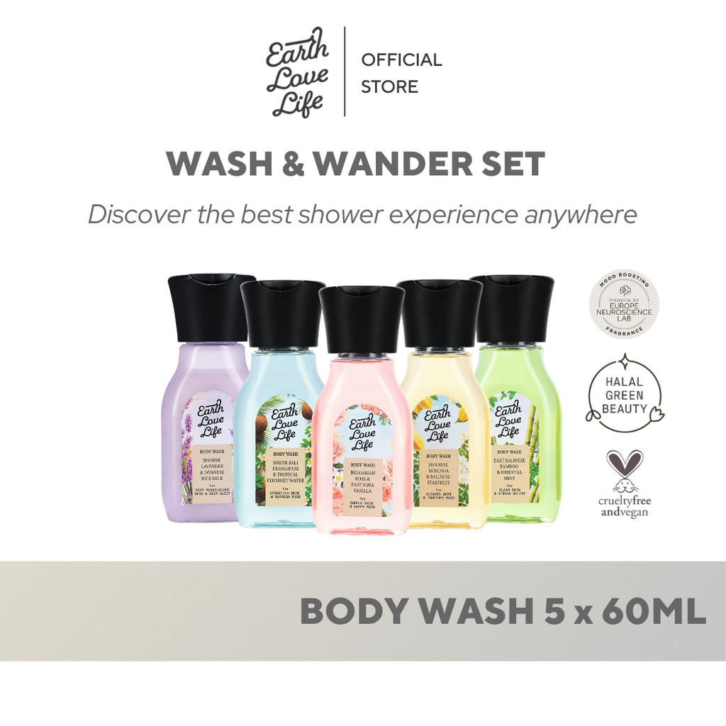 Jual [COMPLETE SET BUNDLE] Earth Love Life Bundle Body Wash & Body ...