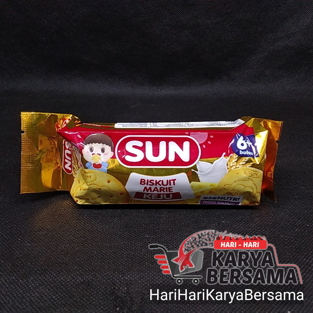 Jual SUN BISKUIT BAYI MARIE KEJU 80GR | Shopee Indonesia