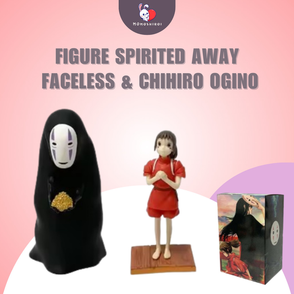Jual Figure Spirited Away - Faceless & Chihiro Ogino Studio Ghibli ...