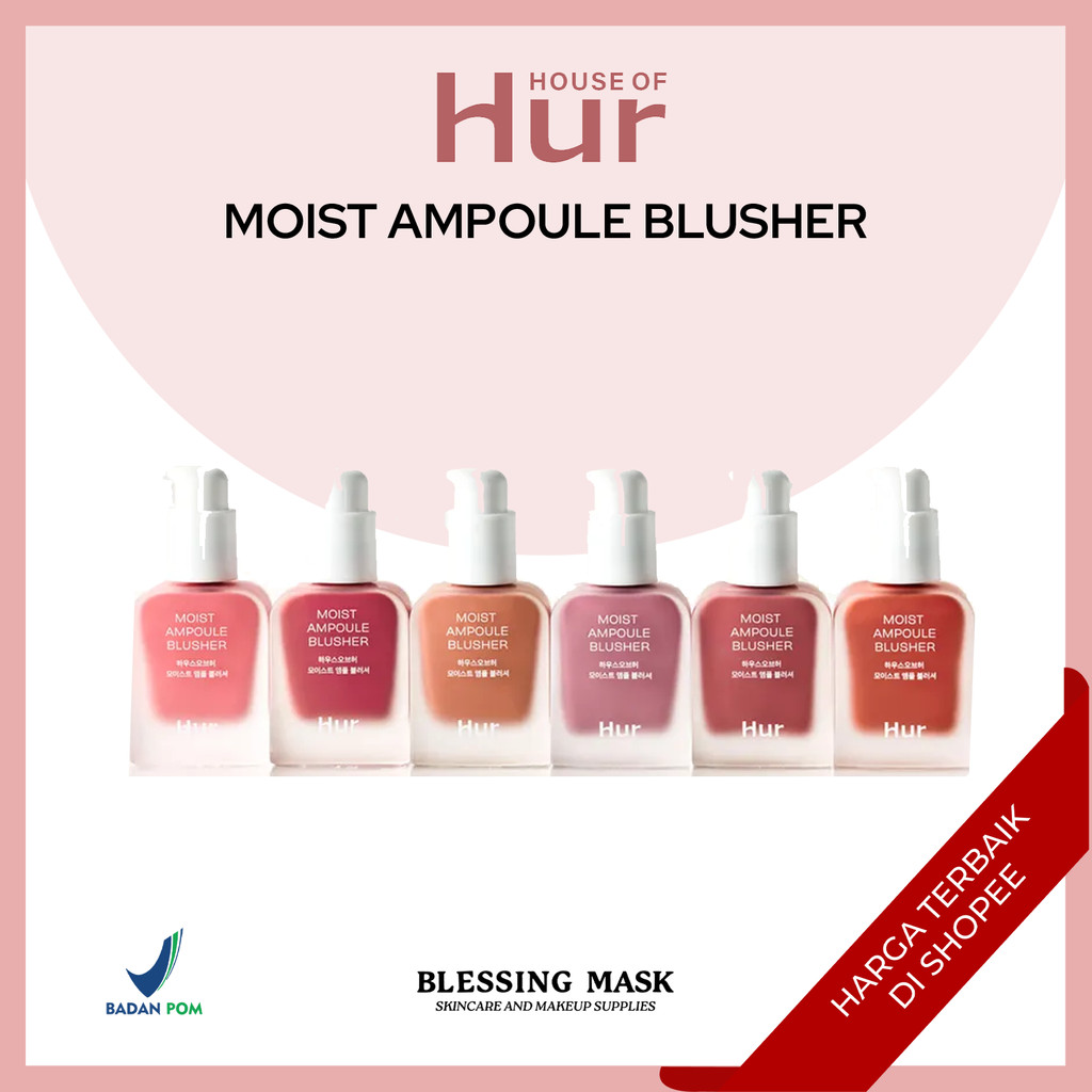 Jual House of Hur Moist Ampoule Blusher 20ml | Blush Wajah | Perona ...