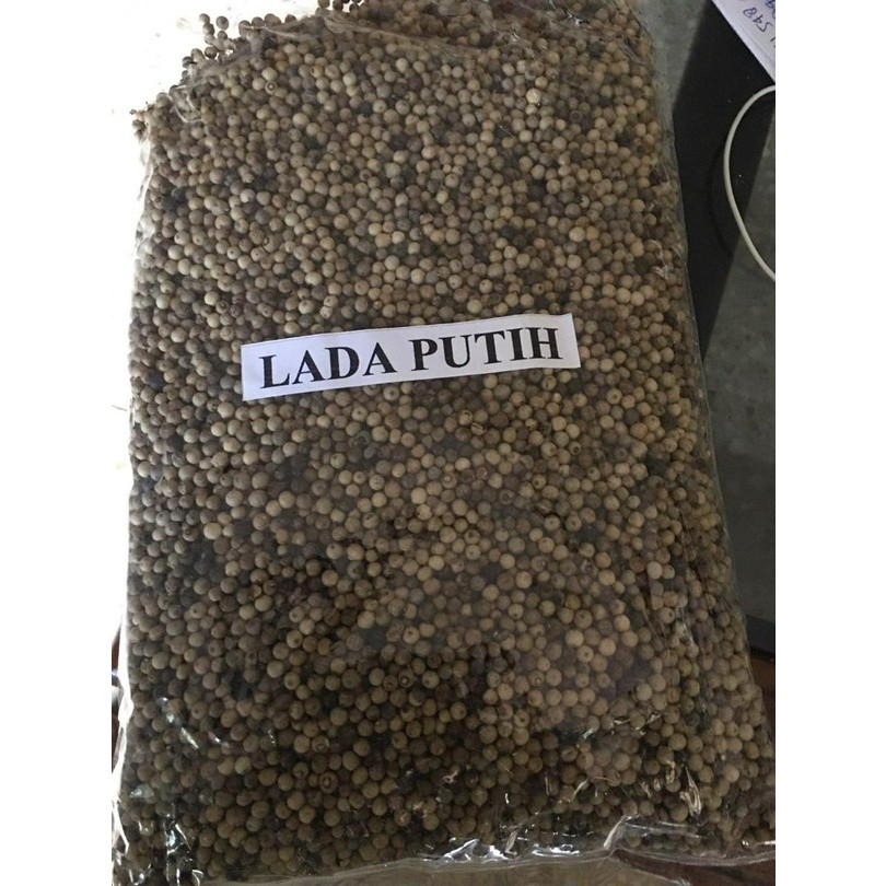 Jual Lada Putih Butir 1 Kg / Merica Putih Super / Lada Putih Alami ...