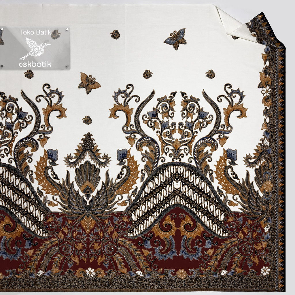 Jual Kain Batik - Motif SOGAN Gajah Mada Jawa Modern Spesial Ukuran ...