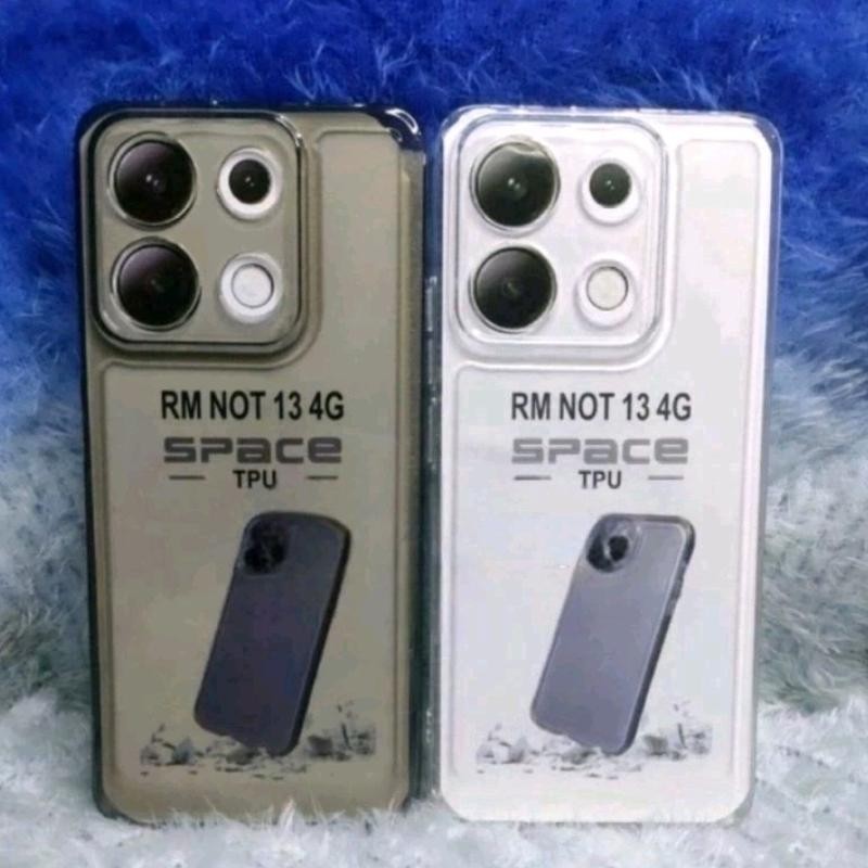 Jual Case Space Tpu Redmi Note 13 4G Silikon Casing Hitam Bening ...