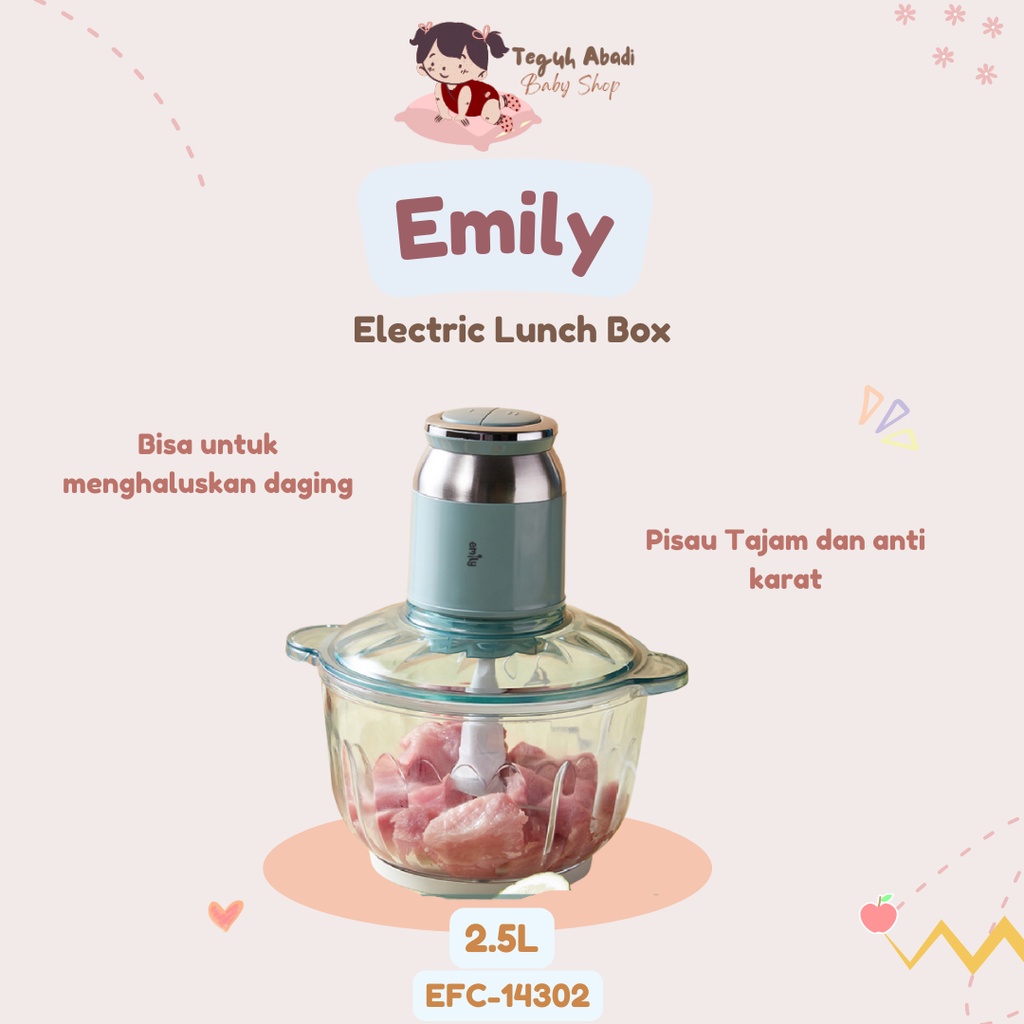 Jual [TA] Emily Electric FoodChopper 2.5L/Blender Makanan/Penggiling ...