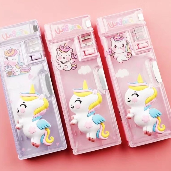 Jual SAO - S5945 Pencil Case Tempat Pensil Lengkap Dengan Peruncing ...