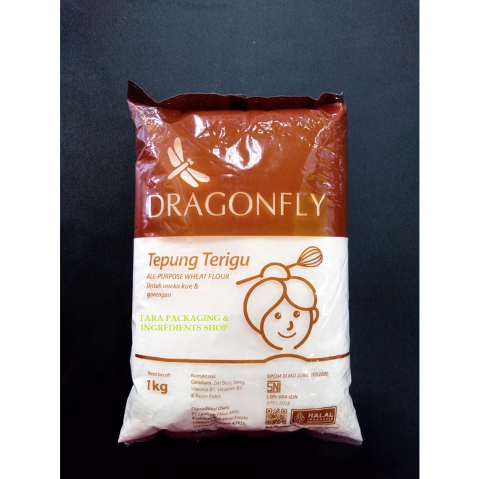 Jual TEPUNG TERIGU DRAGON FLY 1 KG - 2360142 | Shopee Indonesia