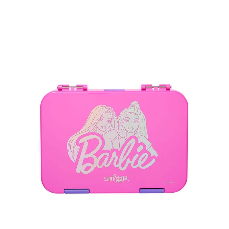 Jual Smiggle Barbie Happy Medium Bento Lunchbox Pink - IGL449139PNK | Shopee Indonesia