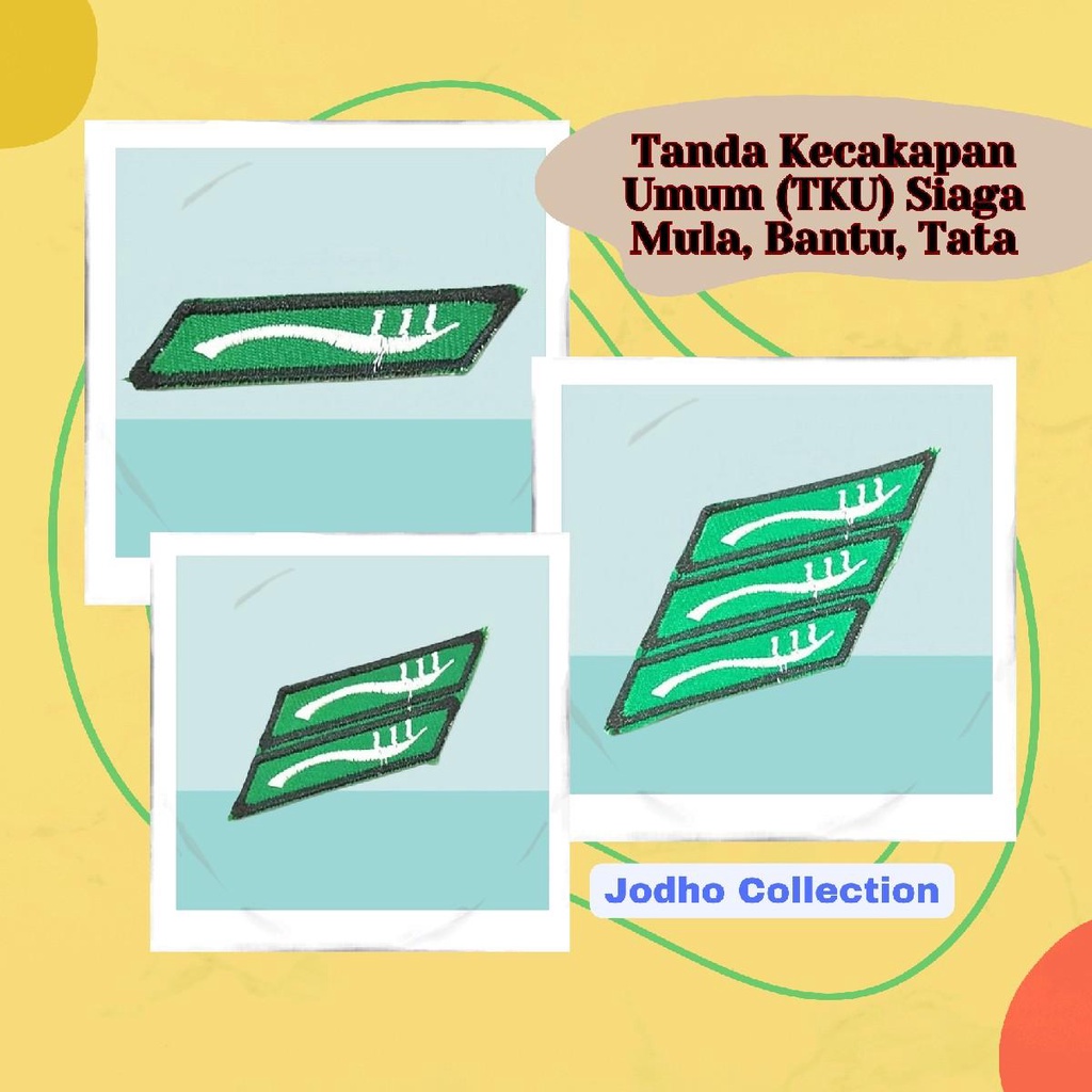 Jual TKU Tanda Kecakapan Umum Bordir Siaga Mula, Bantu, Tata | Shopee ...