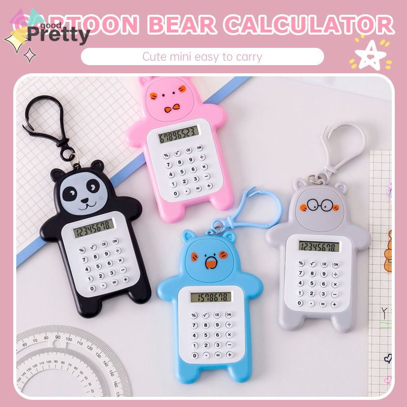 Jual Kalkulator Beruang Kecil yang Lucu Kalkulator Layar Tampilan Led ...