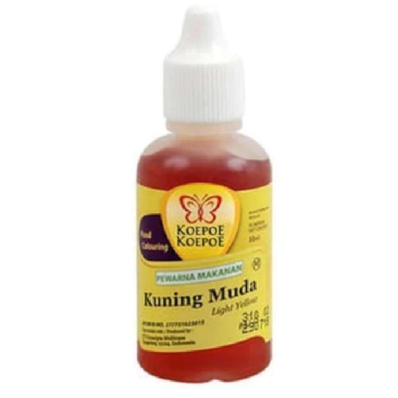 Jual Pewarna Cair Kuning Muda Koepoe Kopoe 30 ml | Shopee Indonesia