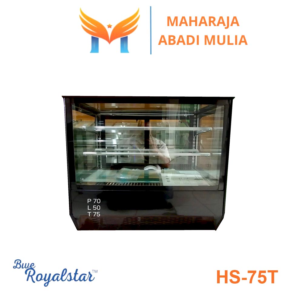 Jual Showcase Pendingin Makanan Bwe Royalstar Hs-75t Showcase Cooler 85 ...