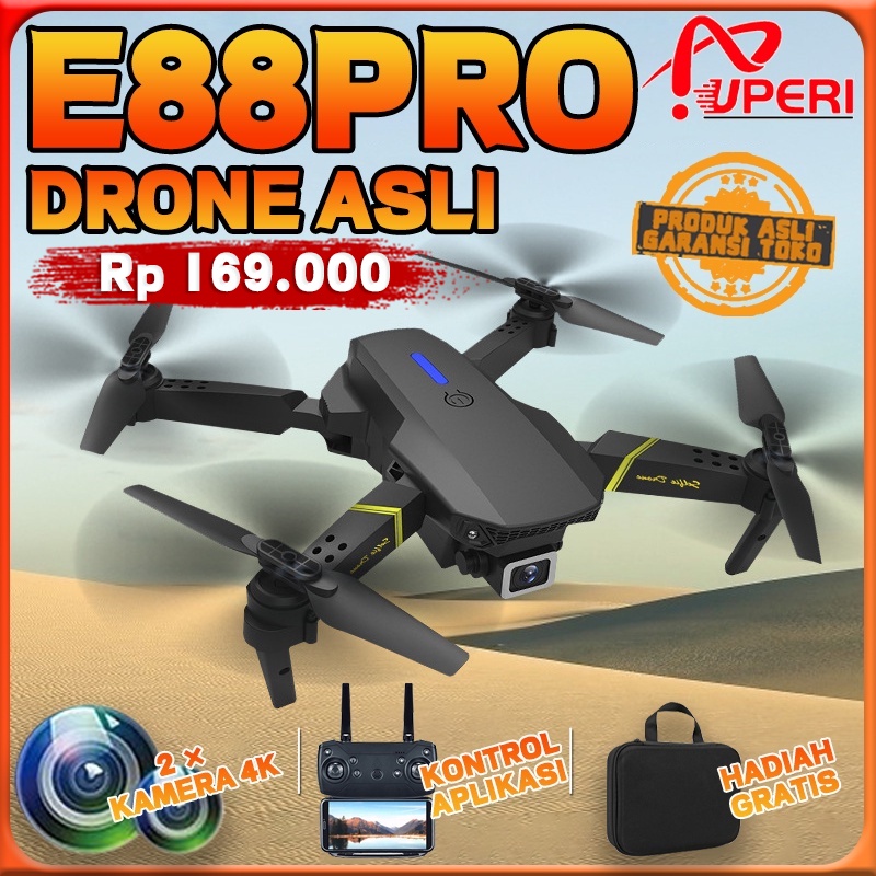 Jual Smart Drone E88 Pro 4k Hd Camera Shoot Original Indoor Outdoor