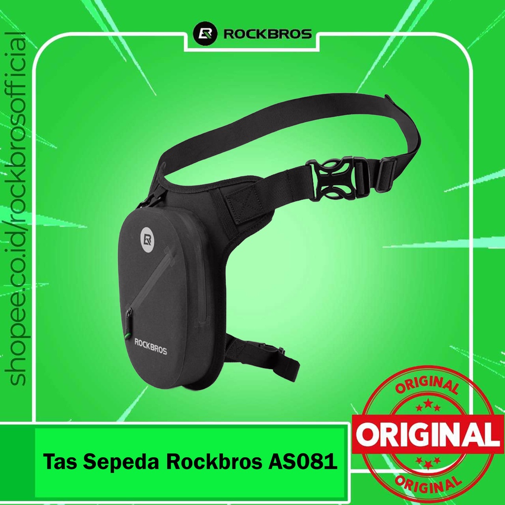 Jual Tas Sepeda Motor Rockbros AS081 Hitam Tas Sling Motorcycle Bag Leg Hip Belt Multifungsi ...