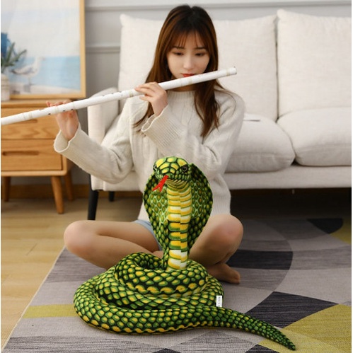 Jual promosi Cantik Main Boneka Plush Ular Cobra Ja Panjang 2 Ukuran ...