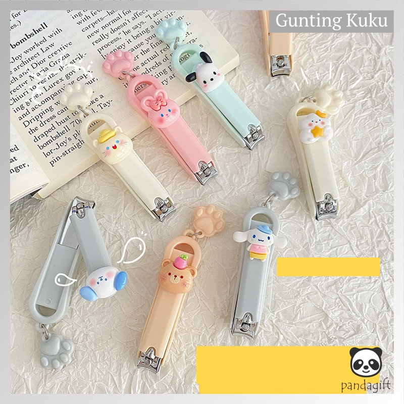 Jual Gunting Kuku Warna Pastel Nail Clipper Import Motif PAW Kucing ...