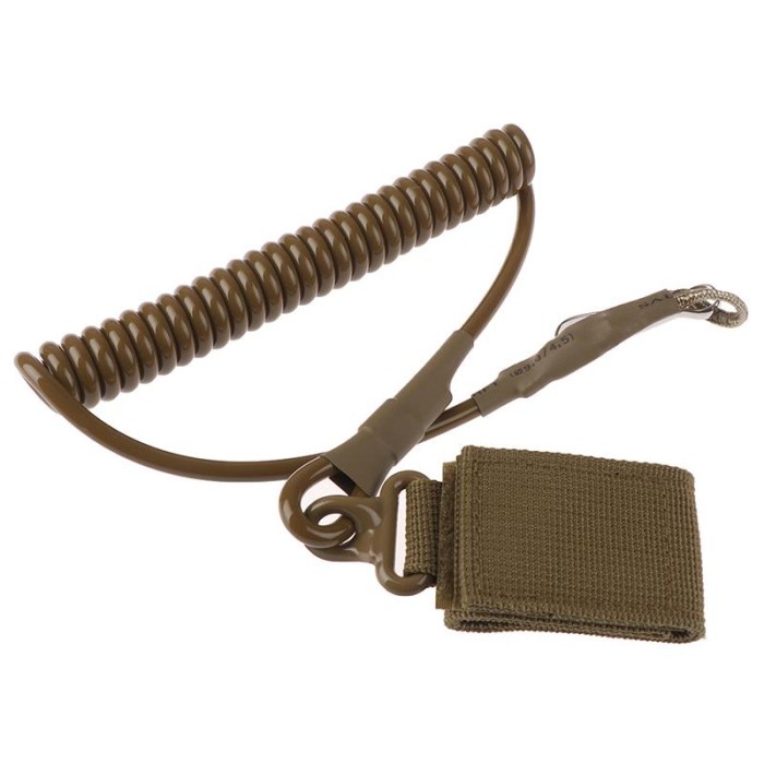 Jual MN Tactical Pistol Safety Lanyard - Tali Sling Spring Pengaman ...
