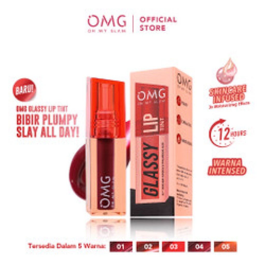 Jual omg liptin glassy | Shopee Indonesia