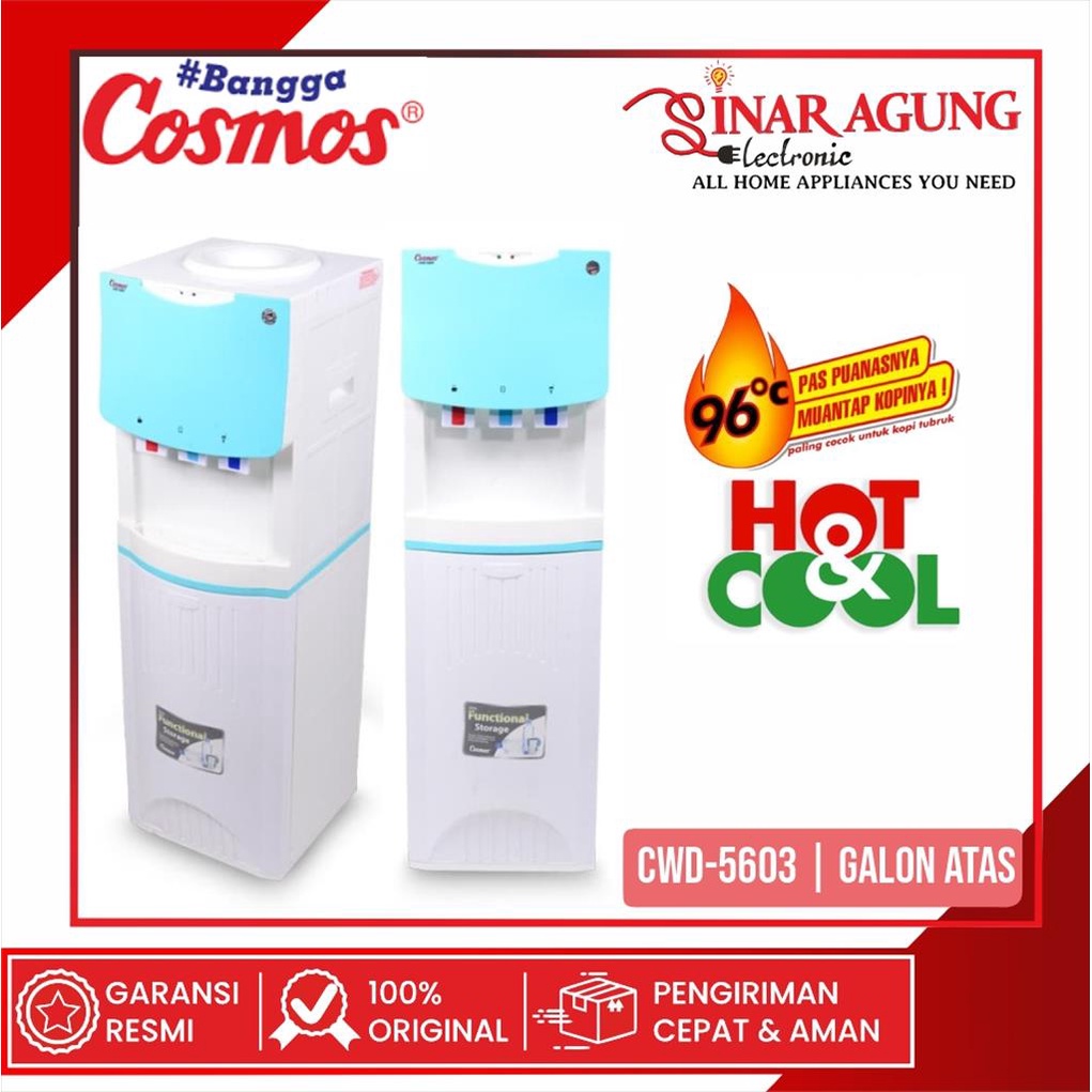 Jual [COD] COSMOS DISPENSER GALON ATAS CWD 5603 / CWD5603 / CWD-5603 ...