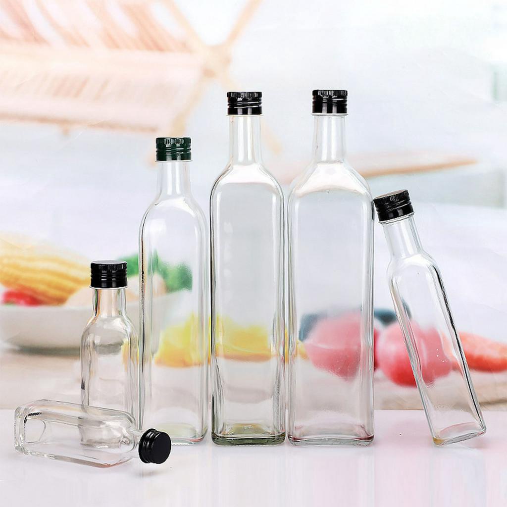 Jual Botol Kaca Bening Transparan Segel Hitam 250-500-750 ml Botol Vco ...