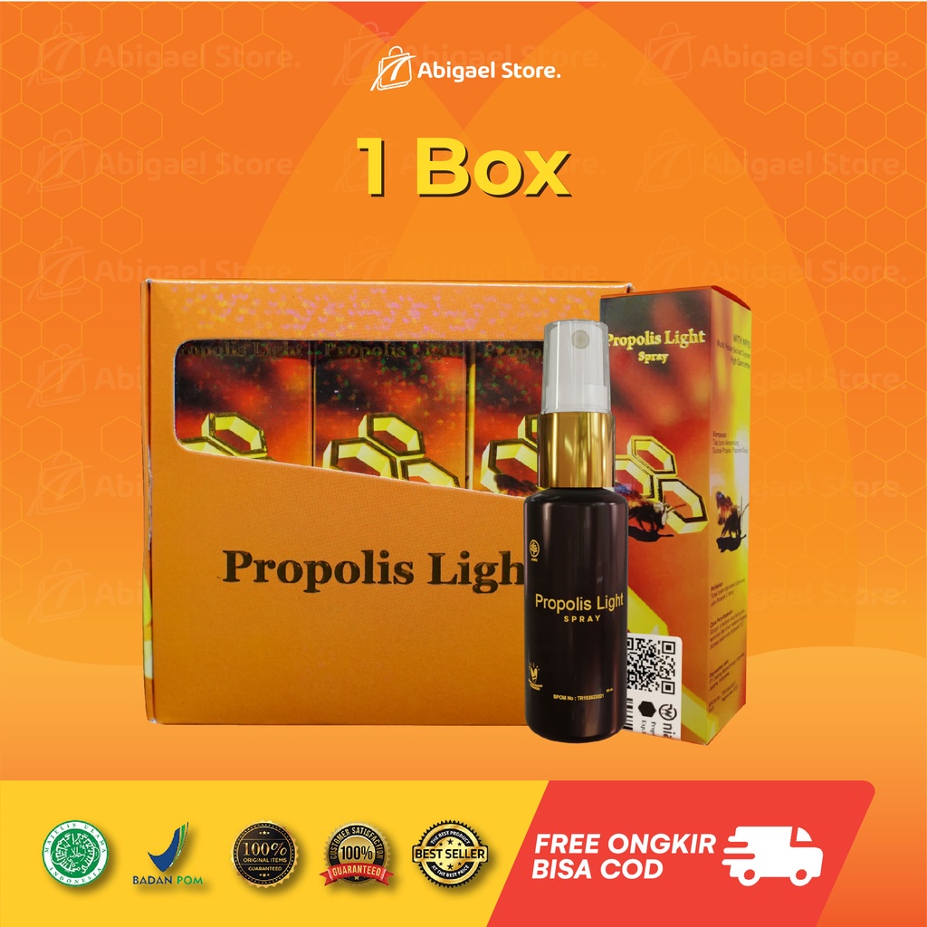 Jual PROPOLIS LIGHT SPRAY (1 BOX ISI 3 BOTOL) | Shopee Indonesia