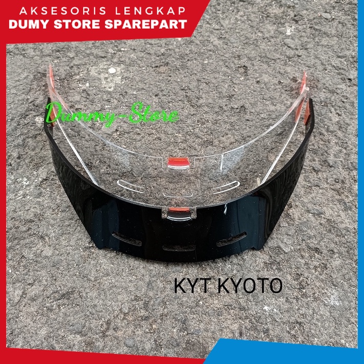 Jual Spoiler Helm KYT KYOTO AKRILIK | TEBAL 3MM / SPOILER KYT KYOTO ...