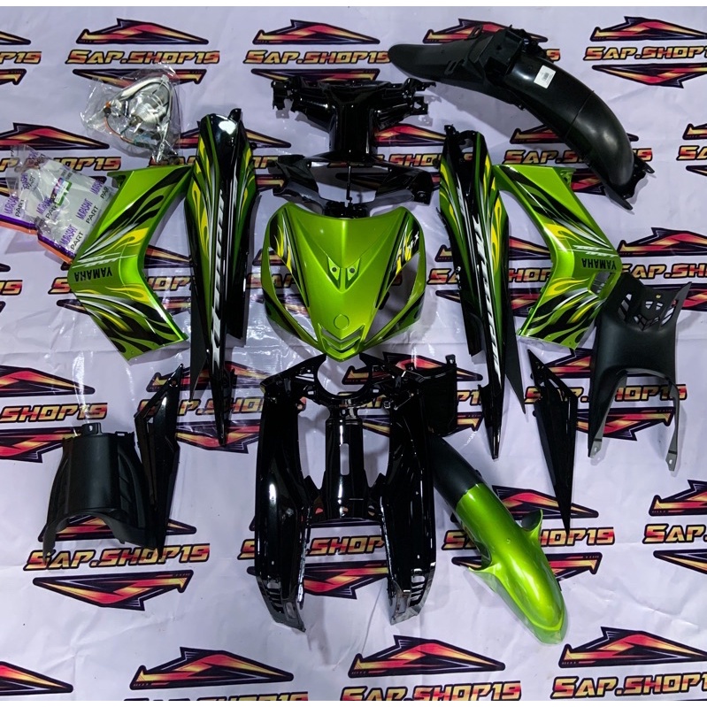 Jual FULL BODY HALUS KASAR JUPITER MX LAMA / OLD HIJAU HITAM PLUS ...