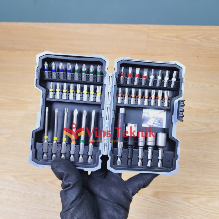 Jual Bosch X-line 43 Screwdriver Bit Set Mata Obeng Set 43pcs | Shopee ...