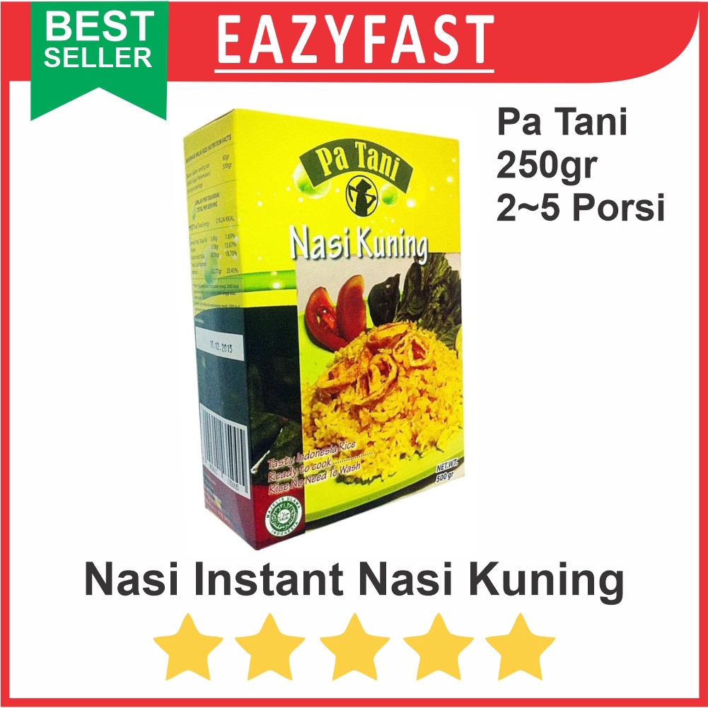 Jual Makanan Nasi Instant Cepat Saji Liwet Bumbu Rasa Nasi Kuning 250gr ...