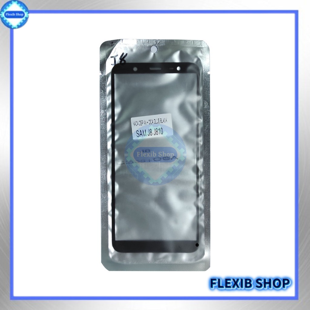 Jual TOUCH SCREEN PLUS LEM OCA KACA DEPAN LCD SAMSUNG J8 J810 | Shopee Indonesia