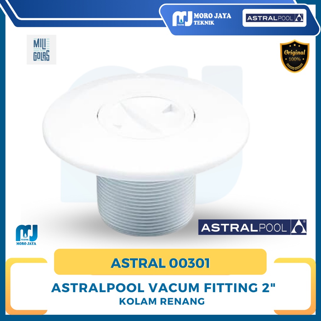 Jual Vacuum Fitting AstralPool 2 Inchi - Vacum Fitting Kolam Renang ...