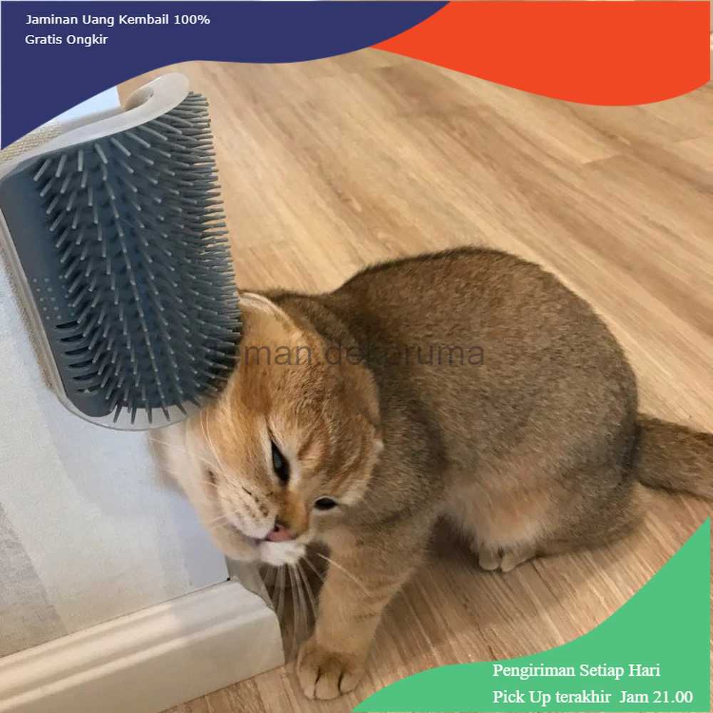 Jual TD - PHN Catit Mainan Sikat Kucing Cat Brush Corner Tickling Comb ...