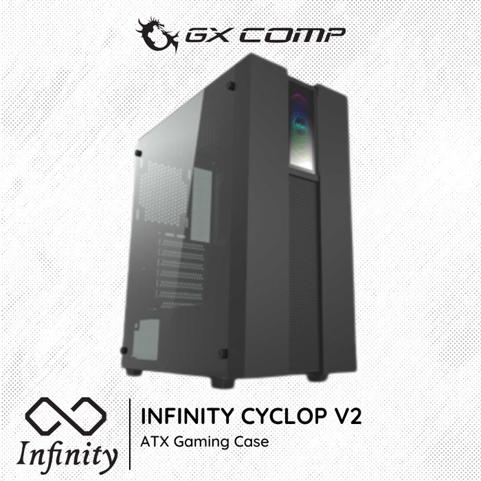 Jual Casing Infinity Cyclop V2 - ATX Gaming Case | Shopee Indonesia