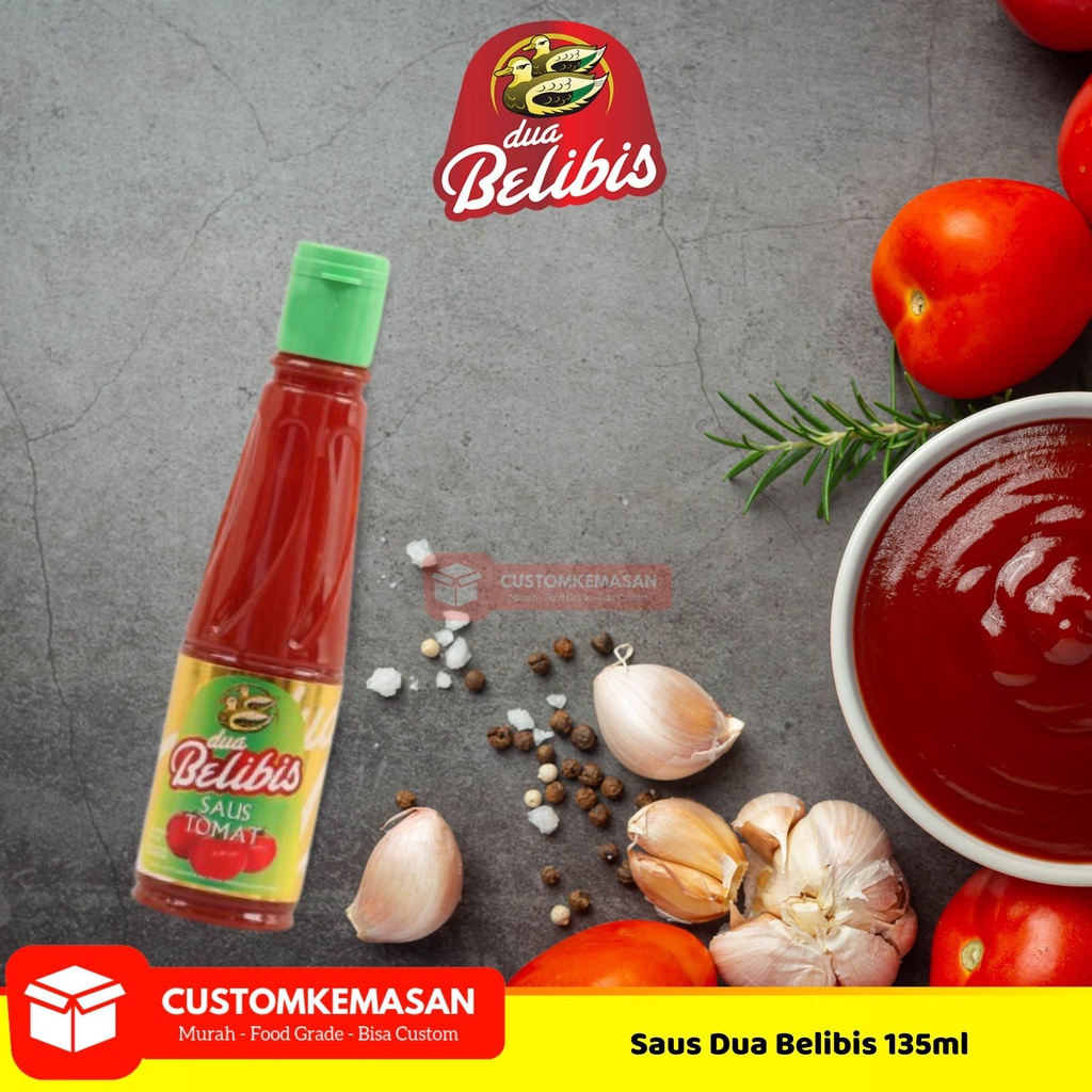 Jual Saus Tomat Dua Belibis / Saus Botol Saus Tomat 135ml / Saus ...