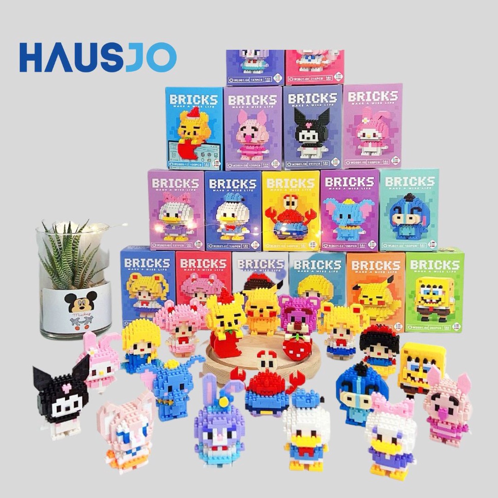 Jual Bricks DIY Nano Block Mini Toys Model Kartun Building Blok Kartun ...