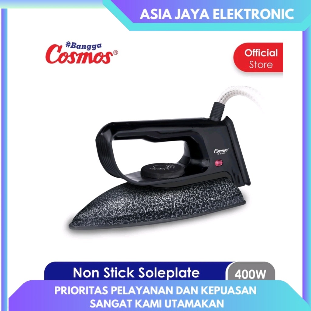 Jual COSMOS Setrika CI-3130 N Marble Diamond Setrikaan Anti Lengket ...